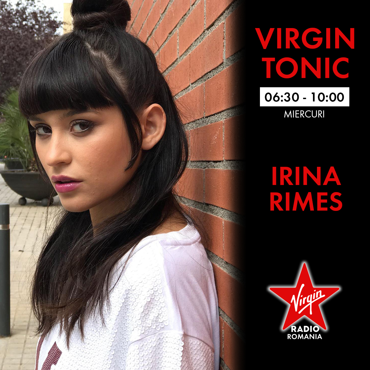 Irina Rimes vine la Virgin Tonic : VIRGIN RADIO ROMANIA