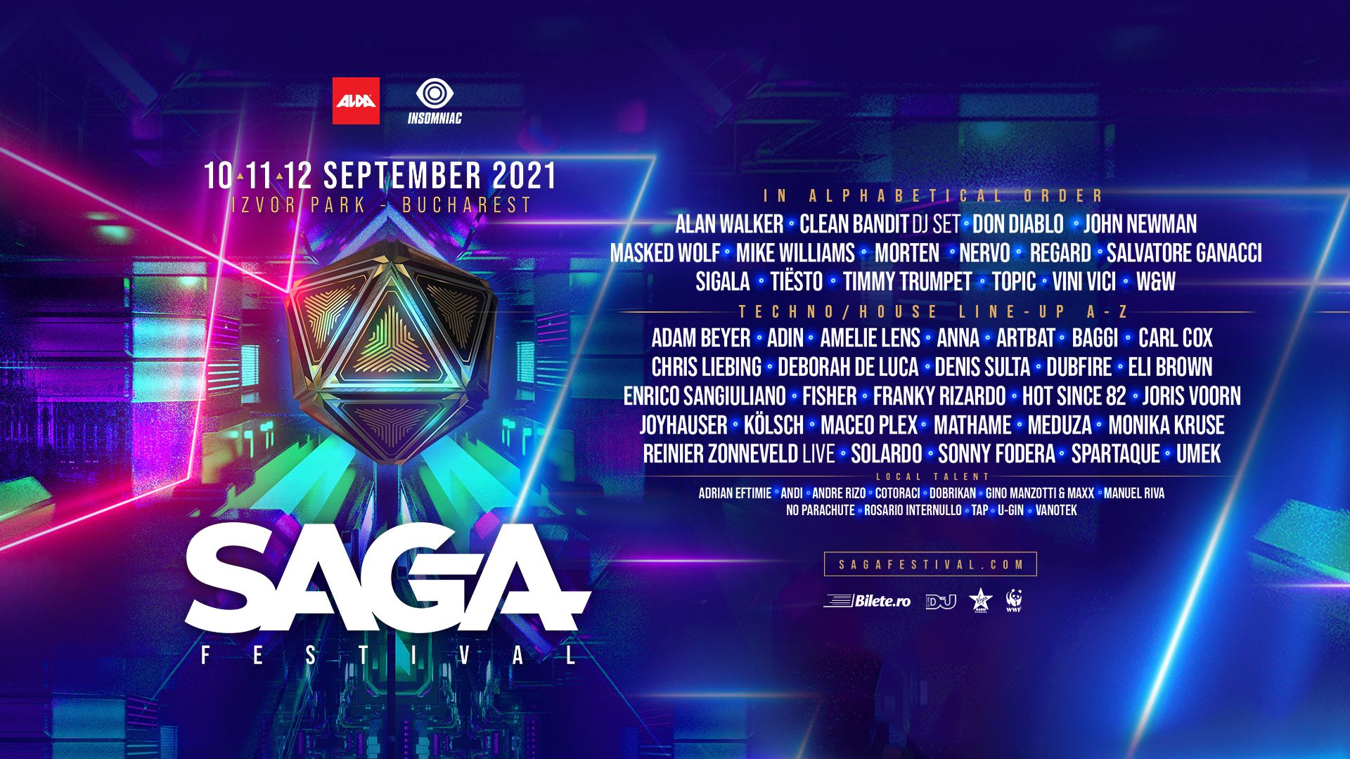 SAGA Music Festival reconfirmă artiști : VIRGIN RADIO ROMANIA