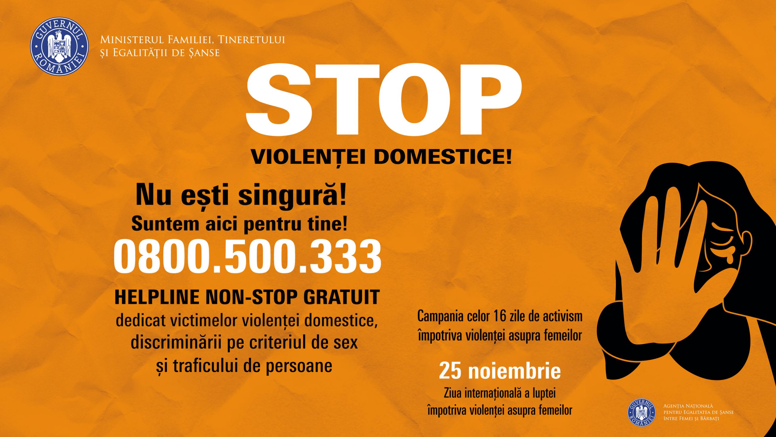 Virgin Radio Romania se alătură campaniei „STOP Violenței Domestice” : VIRGIN RADIO ROMANIA